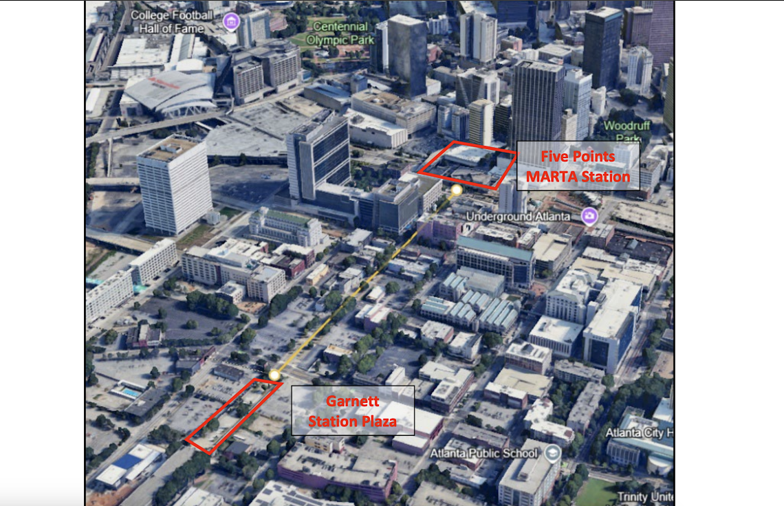 Images: Multi-block South Downtown streetscape overhaul in works | Urbanize Atlanta